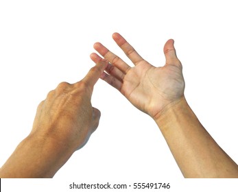 Use Both Hands Count Stock Photo 555491746 | Shutterstock