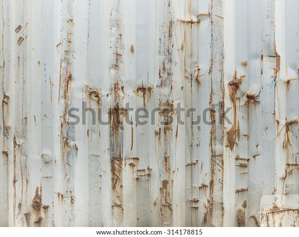 Used Container Wall Rust Scratch Drops Stock Photo 314178815 | Shutterstock