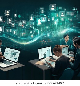 Using Big Data Social Networks Imagine AI-generated image 2538578171 ...