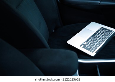 Using Computer Car Seat Stock Photo 2121025652 | Shutterstock