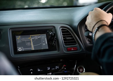 Using Navigation Car Direction Stock Photo 1292725321 | Shutterstock