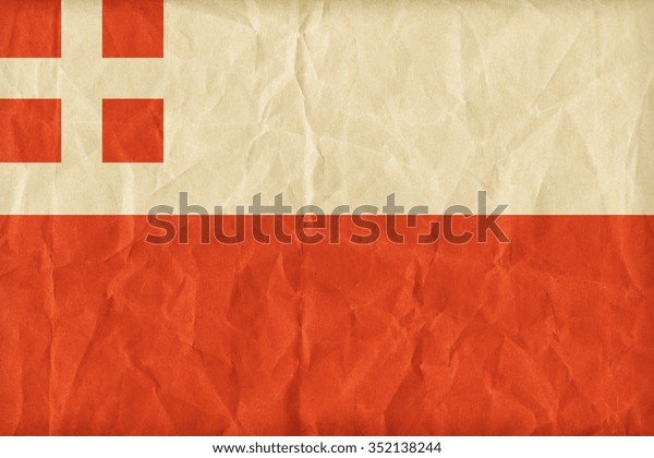 Utrecht Flag Pattern On Paper Textureretro Stock Photo 352138244 ...