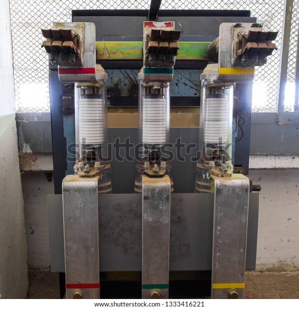 Vacuum High Voltage Switch Electrical Equipment Stock Photo 1333416221 ...