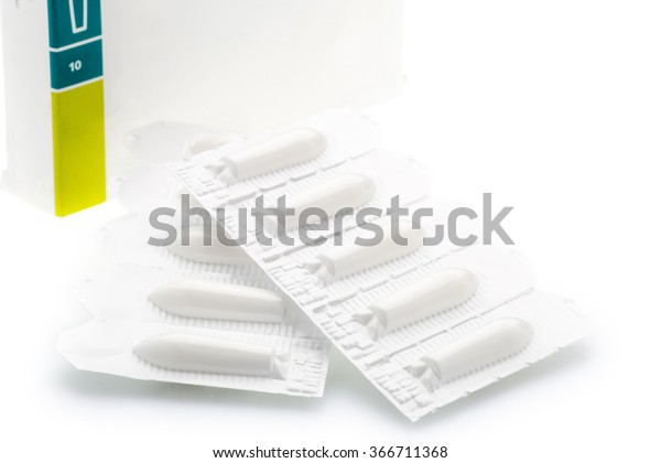 Vaginal Suppository Plastic Strip Pack Box Stock Photo 366711368 ...