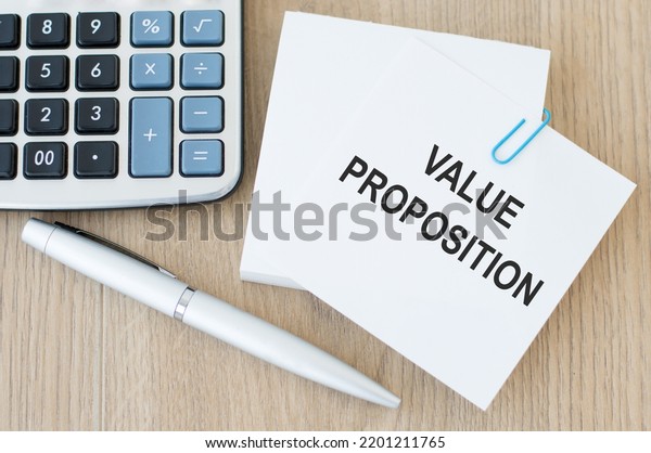 Value Proposition Text On White Card Stock Photo 2201211765 | Shutterstock