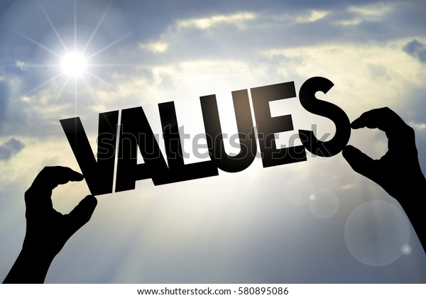 Values Concept Hands Stock Photo (Edit Now) 580895086