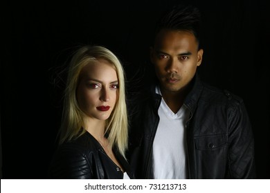 Vampire Couple Posing Stock Photo 731213713 | Shutterstock