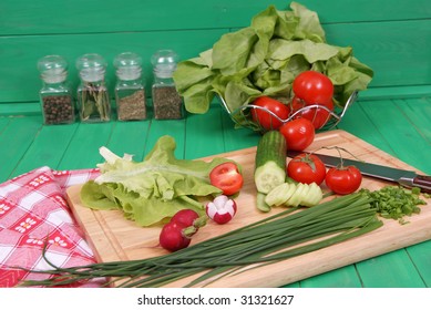 Variable Types Vegetables On Salad On Stock Photo 31321627 | Shutterstock