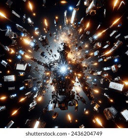 Various Ai Devices Exploded Robots Chest AI-generated image 2436204545 ...