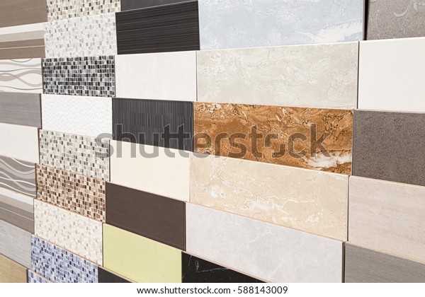 Various Ceramic Tiles Samples Stock Photo (Edit Now) 588143009
