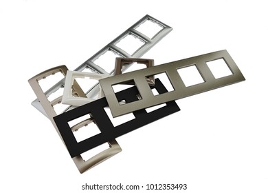 Various Light Switch Frames Different Sizes Stock Photo 1012353493 ...