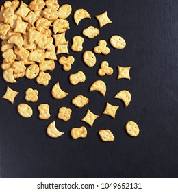 Various Small Crackers Different Shapes Scattered Stock Photo (Edit Now ...