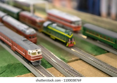 Various Soviet Train Models Stock Photo (Edit Now) 1100038784