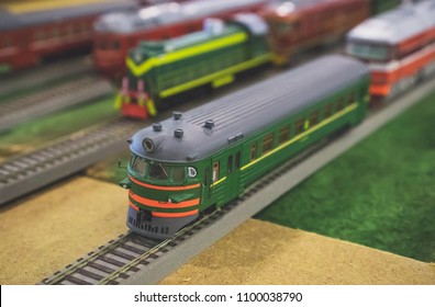 Various Soviet Train Models Stock Photo (Edit Now) 1100038784