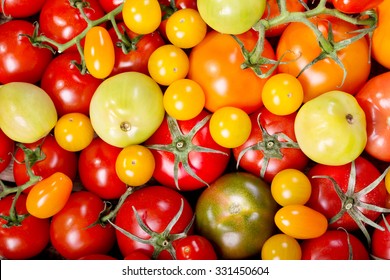 Various Tomatoes Background Stock Photo 331450604 | Shutterstock