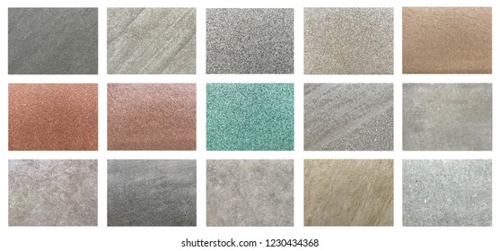 Various Types Stone Surface Texture Material Stock Photo 1230434368 ...