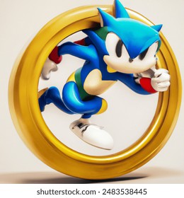 Vector Image Eps Svg Format Sonic AI-generated image 2415880267 ...