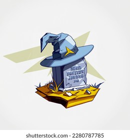 Old Fashioned Milestone Cartoon Style Vector AI-generated image ...