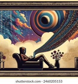 Vector Vignette Vector-style Image Modern European AI-generated image ...