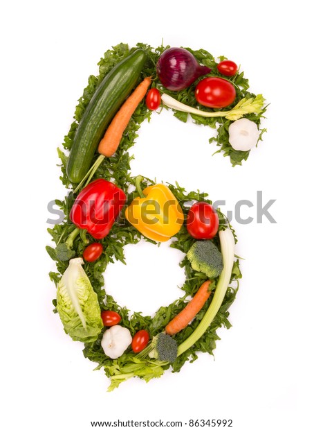 Vegetable Number 6 Stock Photo (Edit Now) 86345992