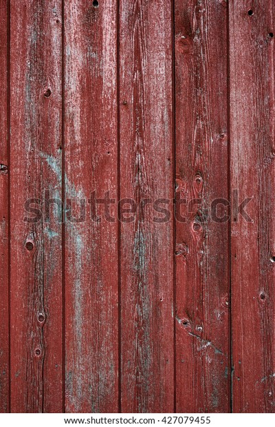 Vertical Red Barn Board Wall Old Stock Photo (Edit Now) 427079455