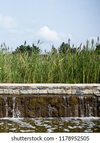 Vertically Oriented Landscape Made Horizontal Layers Stock Photo ...
