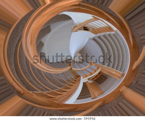 Vertigo Stairs Stock Photo 595956 | Shutterstock