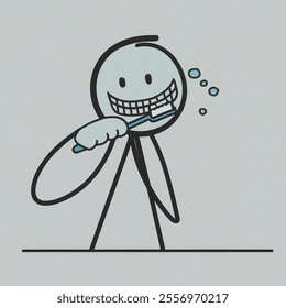 「Very Basic Stick Figure Man Washing」のAI生成画像、2556969047 | Shutterstock