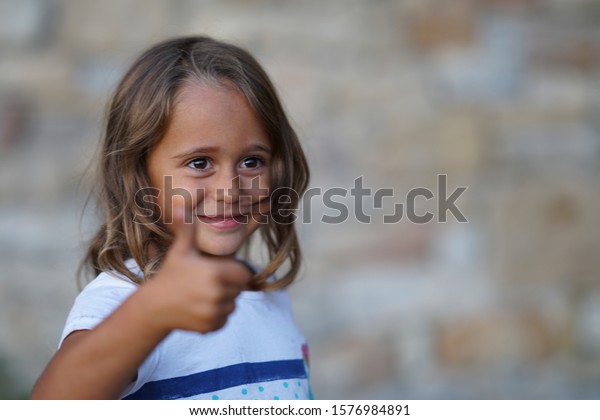 Very Cute 4 Year Old Girl Stock Photo 1576984891 | Shutterstock