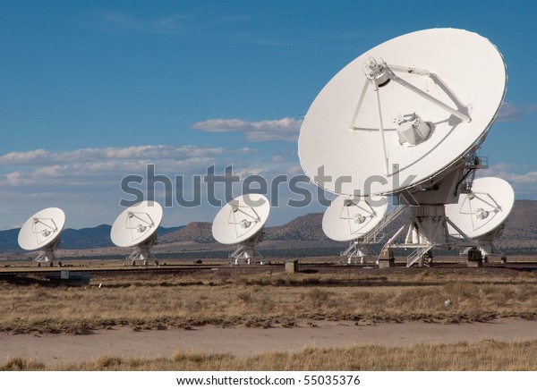 Very Large Array Satellite Dish Antennas foto stock 55035376 | Shutterstock