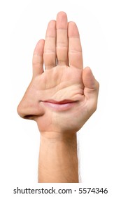 Very Ugly Face Comical Create Hand Stock Photo 5574346 | Shutterstock