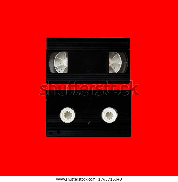 Vhs Front Back View Over Red Stock Photo 1965915040 | Shutterstock