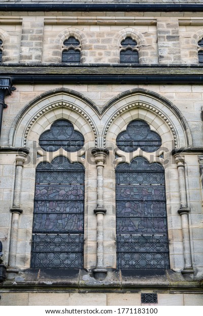 Victorian Gothic Revival Architectural Elements Stock Photo 1771183100 ...