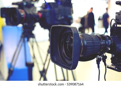 Video Camera While Filming Stock Photo 539087164 | Shutterstock