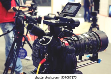 Video Camera While Filming Stock Photo 539087173 | Shutterstock
