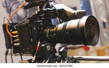 Video Camera While Filming Stock Photo 654167284 | Shutterstock