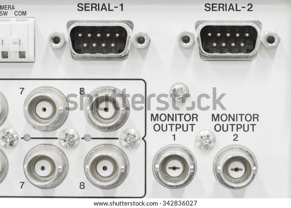 Video Input Output Plug Connector Stock Photo (Edit Now) 342836027
