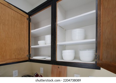 View Content Inside Kitchen Cabinet Area Stock Photo 2204738089 ...