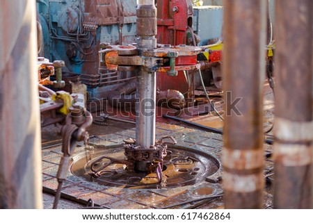 View Drill Pipe Connection Between Stands Stock Photo (Edit Now ...