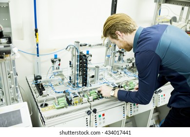 Closeup Robotic Arm Engineer Working On Stock Photo (Edit Now) 1602231220