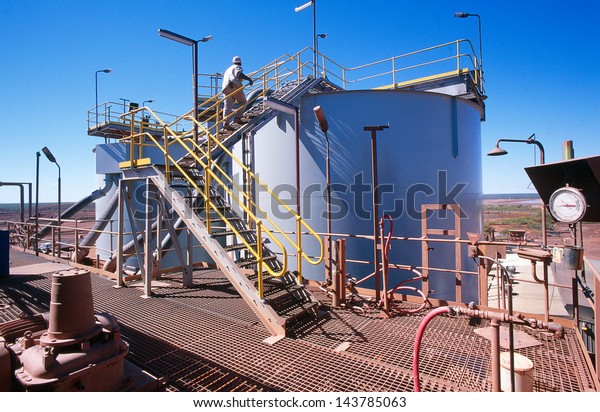 View Gold Mining Processing Plant Desert Stock Photo (Edit Now) 143785063
