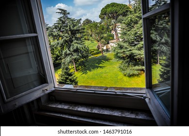 4,026 Open window forest on background Images, Stock Photos & Vectors ...