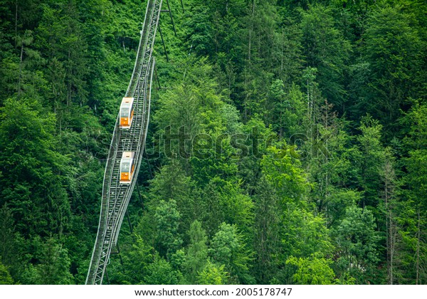 55 Trains Going Up A High Mountain Images, Stock Photos & Vectors ...