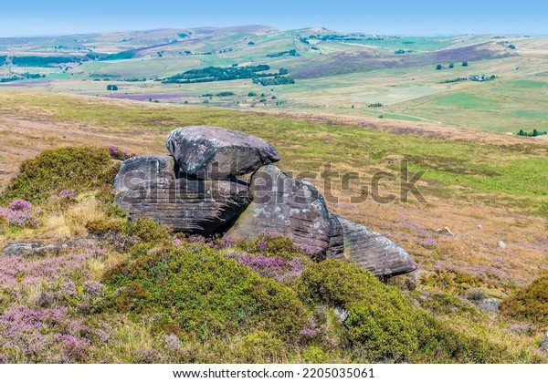View Rock Stack On Roaches Escarpment Stock Photo 2205035061 | Shutterstock