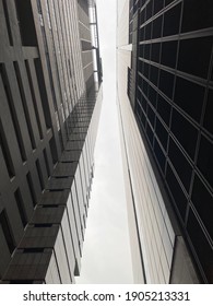 View Taking Place Between Two Buildings Stock Photo 1905213331 ...