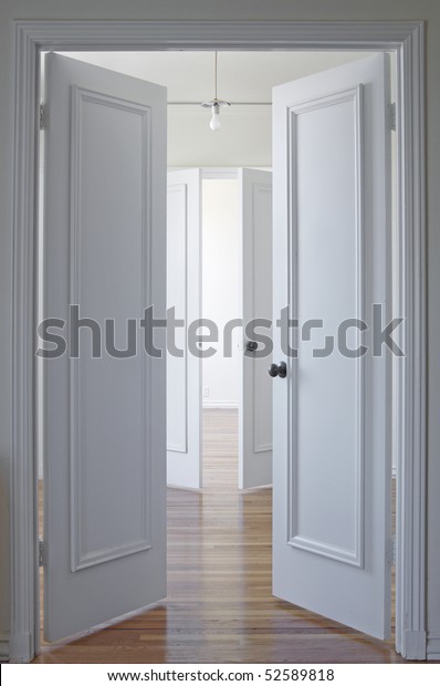 View Through Two Double Doorways Doors Stock Photo 52589818 | Shutterstock
