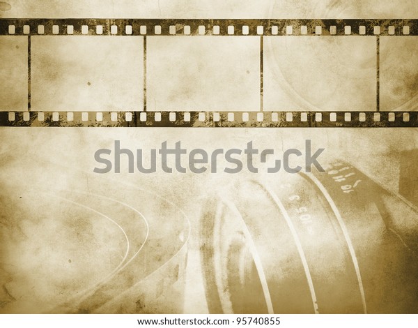 Vintage Background Retro Camera Negative Film Foto stock 95740855 ...