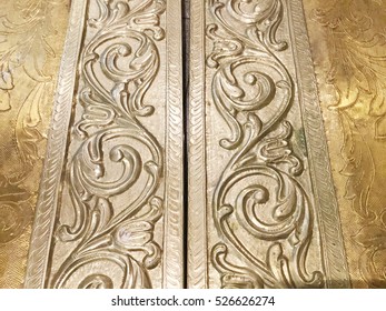 Vintage Brass Texture Pattern Background Stock Photo 526626274 ...