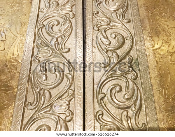 Vintage Brass Texture Pattern Background Stock Photo 526626274 ...