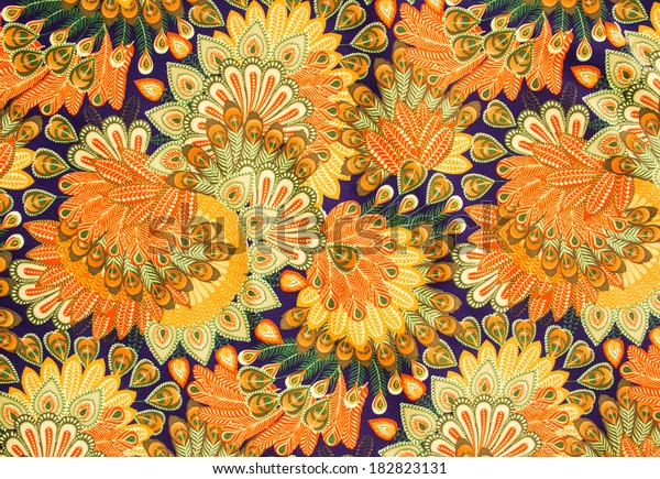 Vintage Cloth Pattern Close Background Stock Photo (Edit Now) 182823131